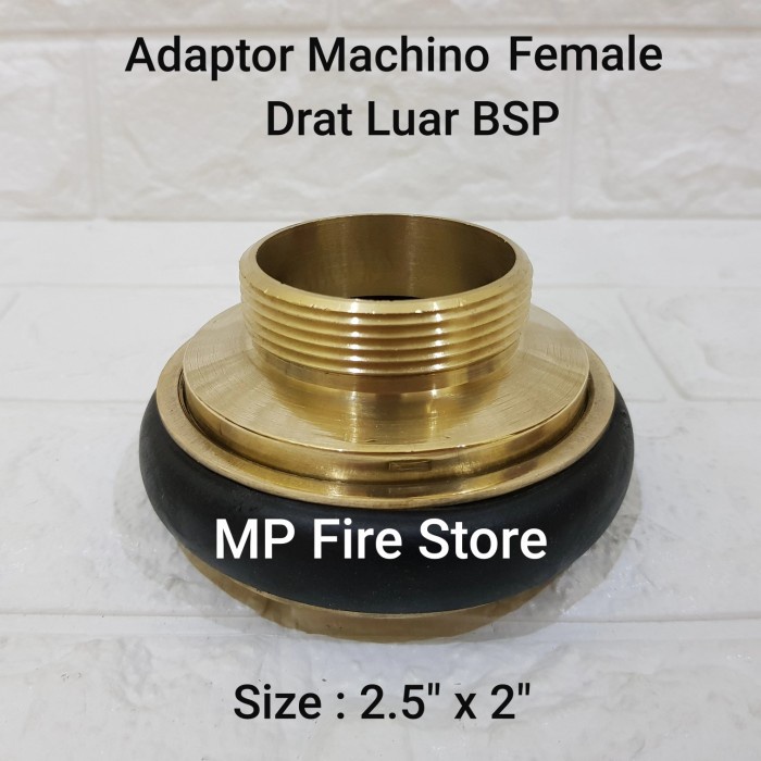 Jual ADAPTOR PEMADAM MACHINO FEMALE 2.5 in x 2 in DRAT LUAR BSP ...