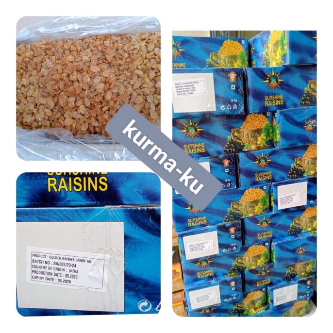 Jual $$] Kismis Golden Raisin 10kg | Shopee Indonesia