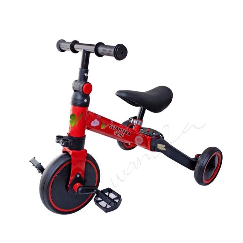 Jual sepeda roda 3 sepeda mainan anak roda 2in1 keseimbangan anak ...