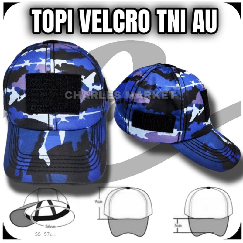 Jual TOPI TNI AU VELCRO - TOPI VELCRO TNI AU - TOPI LORENG TNI AU ...