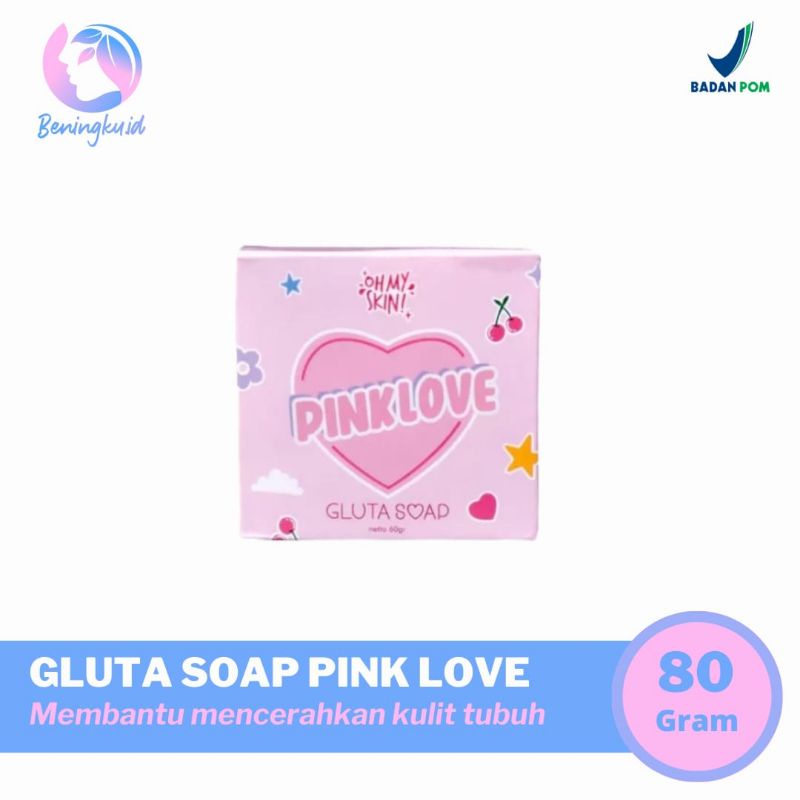 Jual Oh My Skin Sabun Pencerah Badan / Wajah Pink Love Gluta Soap By ...