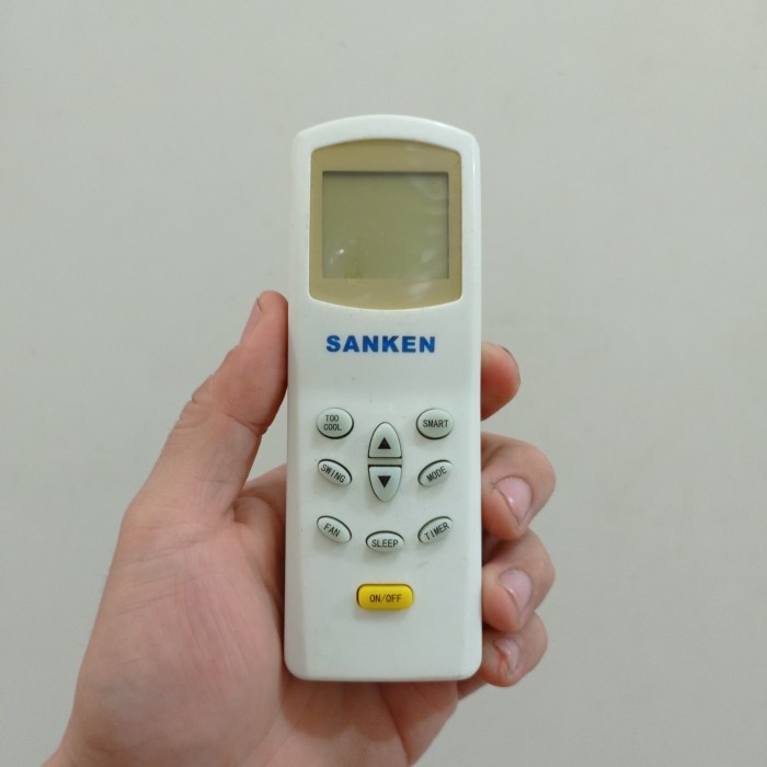 Jual Remot Remote AC Original Sanken Too Cool Smart | Shopee Indonesia