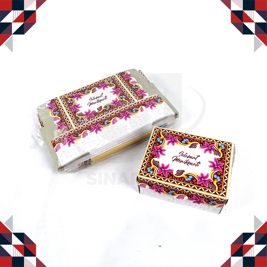 Jual Snack Box/Box Makanan/Box Jajanan Batik Tebal Premium | Shopee ...