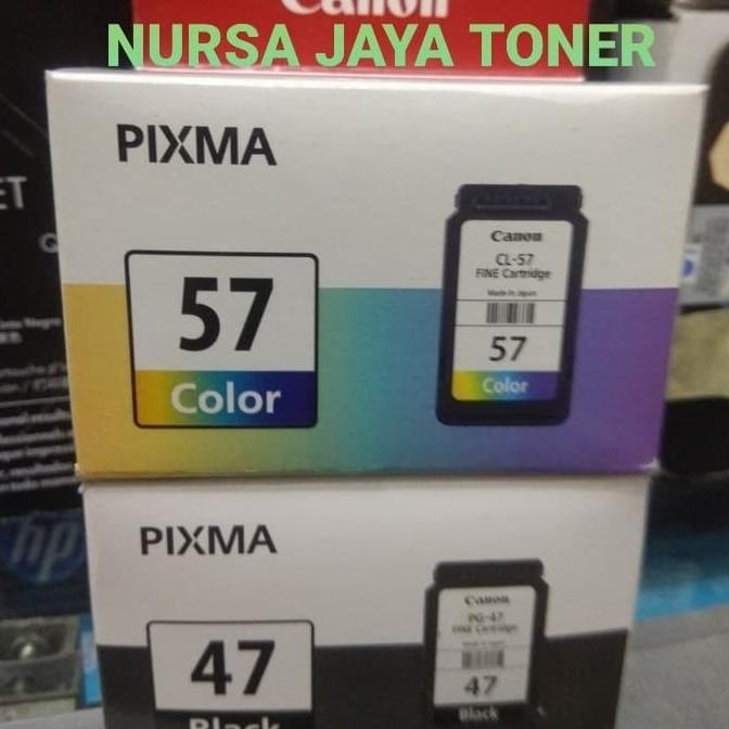 Jual Paket Tinta Canon PG 47 + CL 57 Colour Original | Shopee Indonesia