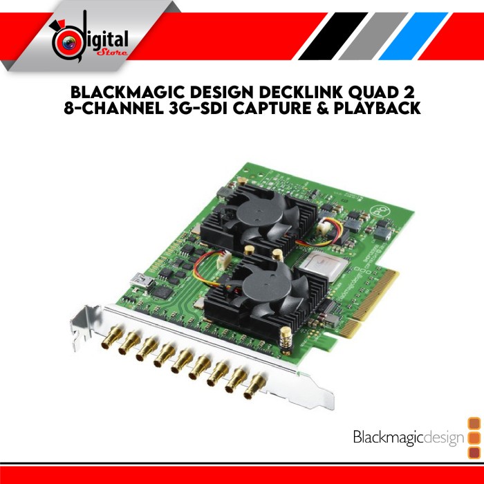 Jual Blackmagic Design Decklink Quad 2 8-Channel 3G-Sdi Capture ...