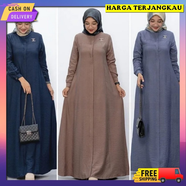 Jual Berkualitas Gmies Waita Cewek Fashion Korean Style Gamis Gmis ...