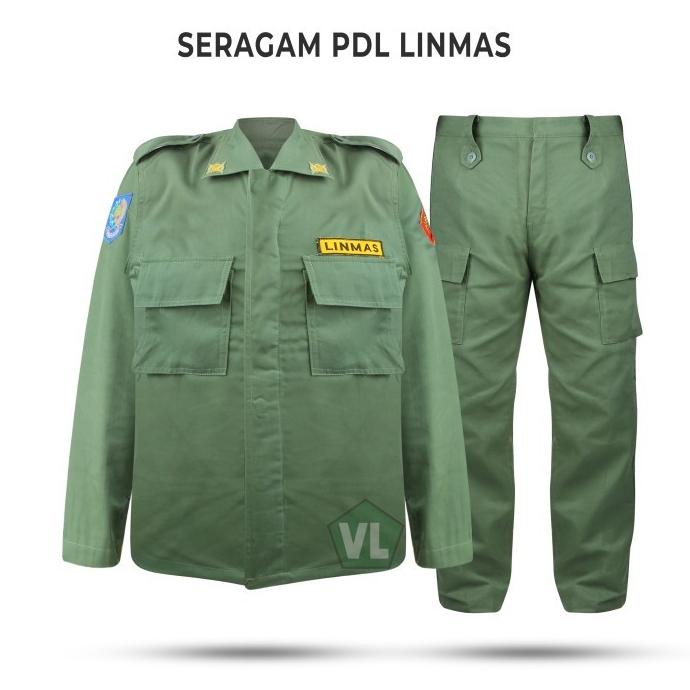 Jual Seragam PDL Linmas Hansip Terbaru / Baju Hansip Setelan | Shopee ...