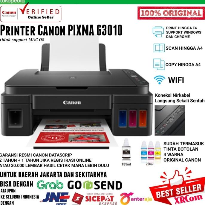 Jual Printer Canon G3010 / G 3010 pengganti G3000 Multifunction All in One | Shopee Indonesia