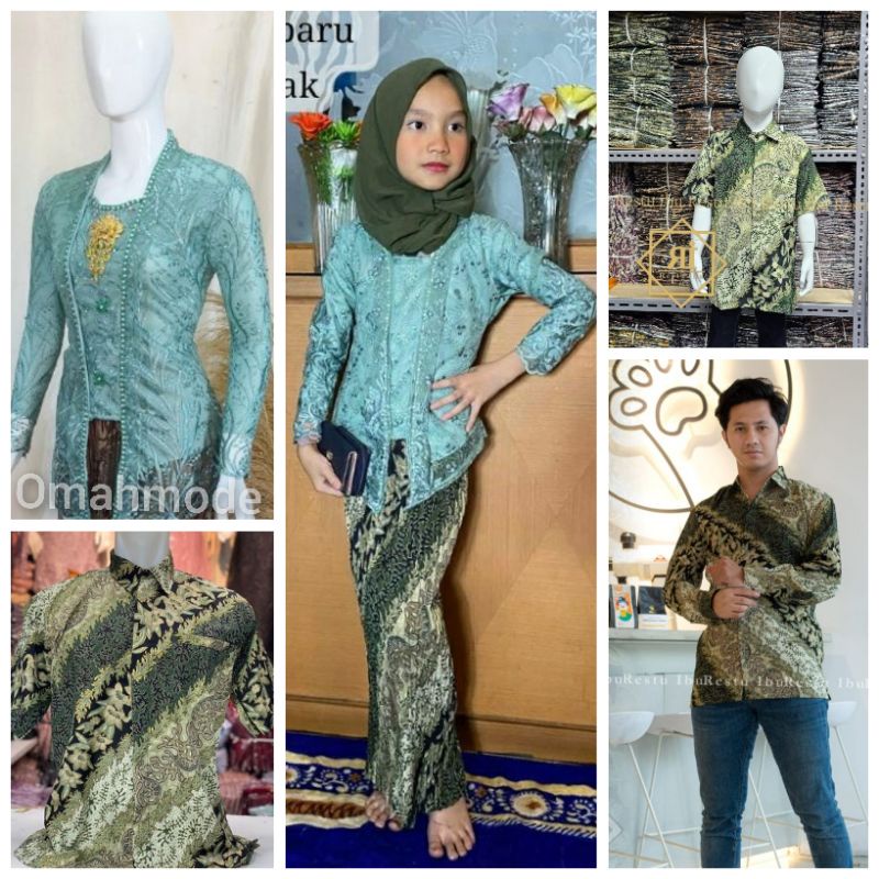 Jual Couple Kebaya Kutu Baru Modern Kebaya Kutu Baru Sarimbit Kebaya Pesta Kebaya Wisuda ...