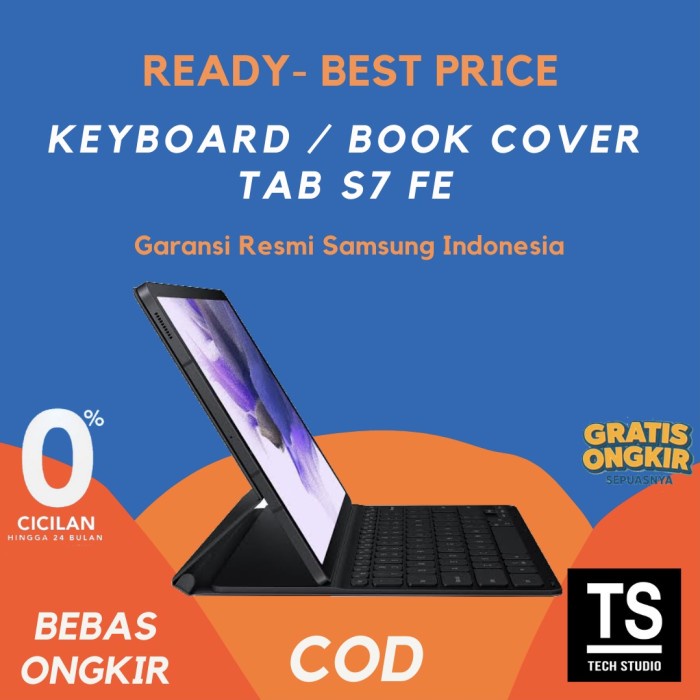 Jual (RESMI) Book Cover Keyboard Slim Tab S7 FE Keyboard Original SEIN | Shopee Indonesia