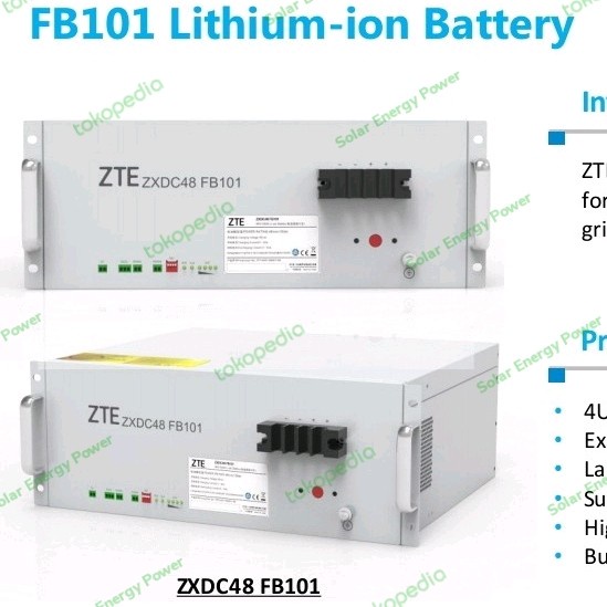 Jual Battery ZTE NEW Lifepo4 48V 100Ah Best Performance | Shopee Indonesia