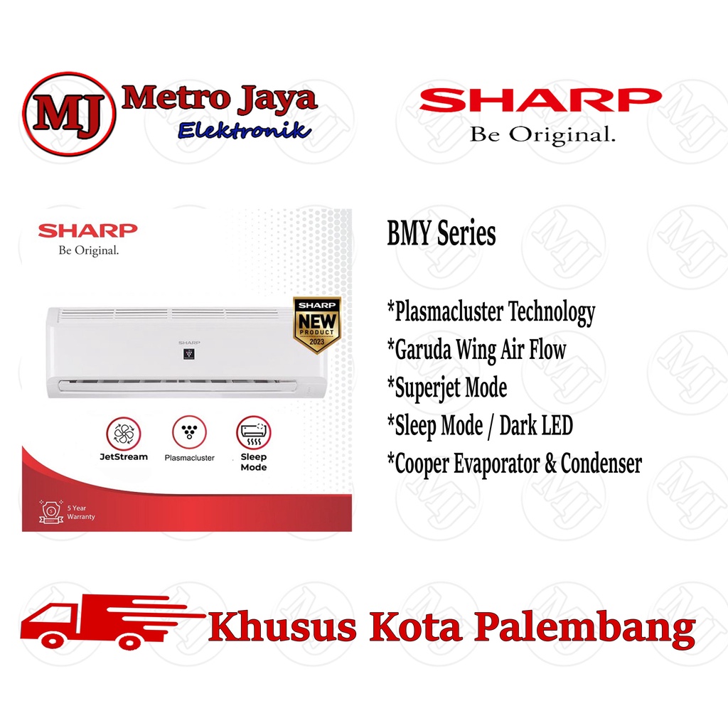Jual AC Sharp Plasma 1/2 PK - 1 PK AHAP BMY Super Jet Series Garuda ...