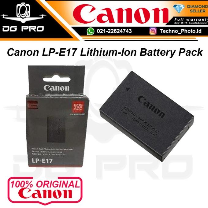 Jual CANON LP-E17 BATTERY - BATERAI CANON LP-E17 ORIGINAL (EOS M3-E0S ...