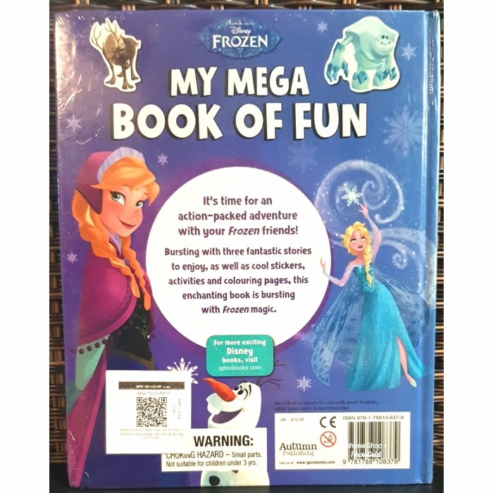 Jual DISKON SPESIAL BUKU ACTIVITY MY MEGA BOOK OF FUN FROZEN AND ...