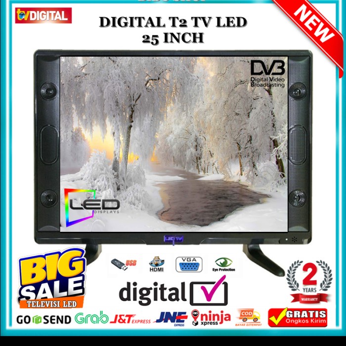 Jual New Product Ready Gazela Sivatel Ledtv Tv 25Inch Speaker Digital ...