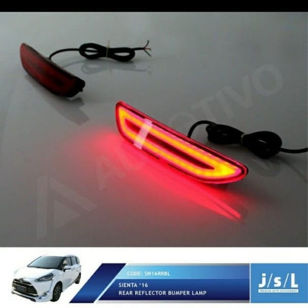 Jual Lampu Reflektor Belakang Toyota Sienta / Rear Reflector Lamp ...