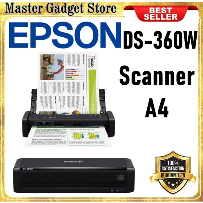 Jual Scanner Epson DS-360W Workforce | Shopee Indonesia