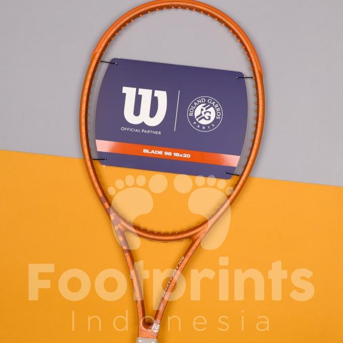 Jual Raket Tenis Wilson Blade 98 18 X 20 V8 Roland Garros Tennis Racket ...