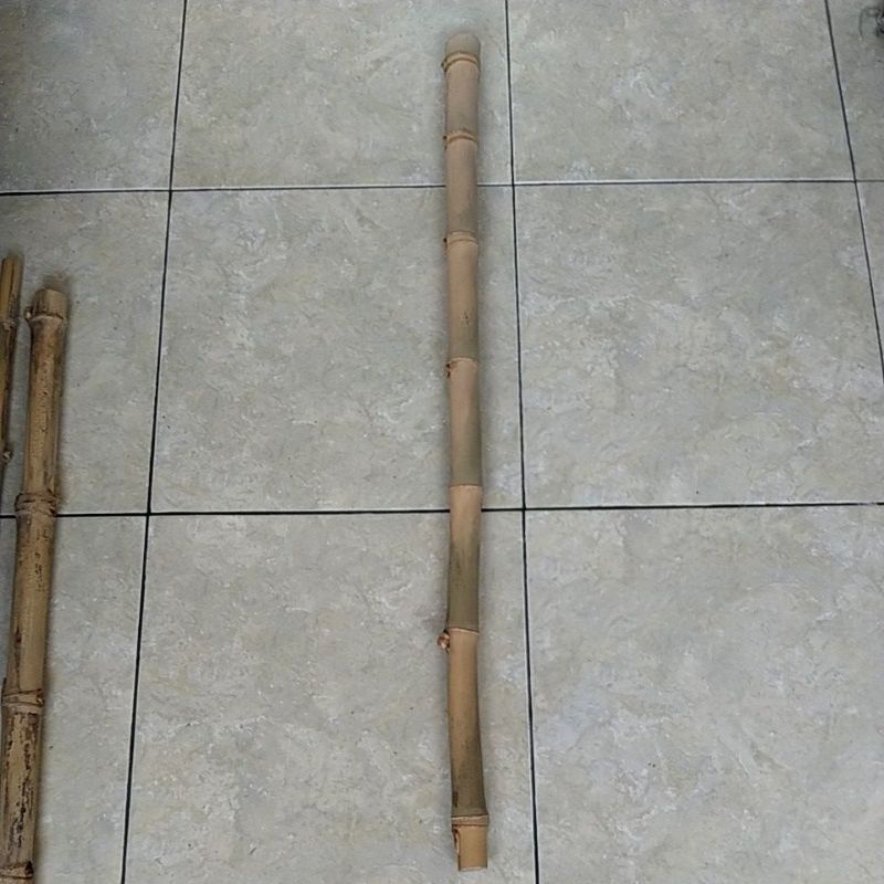 Jual TONGKAT BAMBU UNIK BUNTET TUMPANGSARI 4 SAP, 93 cm (SANGAT LANGKA ...