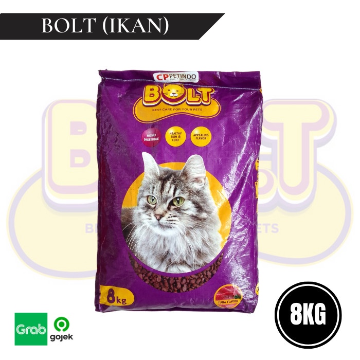 Jual Makanan Kucing Bolt Cat Tuna Ikan 8kg | Shopee Indonesia