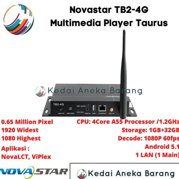 Jual Novastar Taurus TB2 TB2-4G Multimedia Player LED Videotron ...