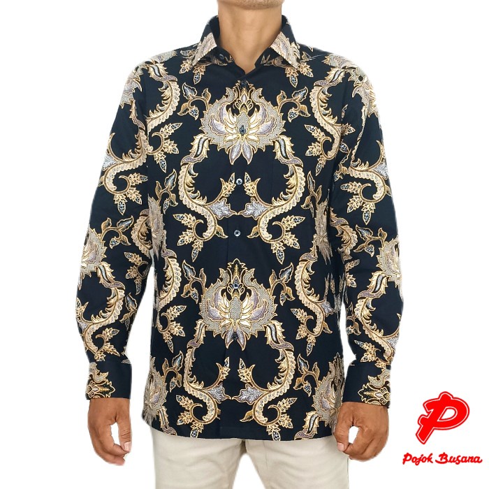Jual Pojok Busana Alisan Kemeja Batik Lengan Panjang Shirt Regular Fit ...