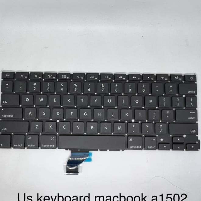 Jual Keyboard Macbook Pro A1502 2013 2014 2015 Us Version |Pro Retina ...
