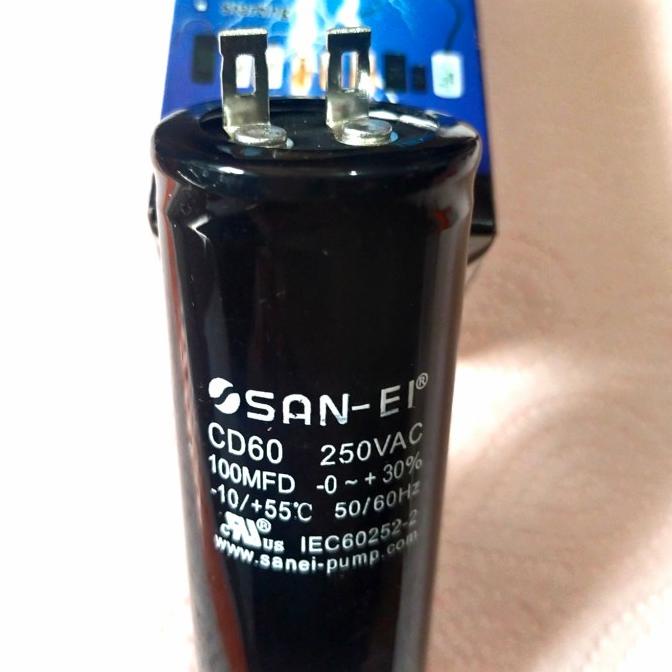 Jual KAPASITOR 100UF 100 MFD UF 250V 250 VAC CAPASITOR STARTING AC MOTOR | Shopee Indonesia
