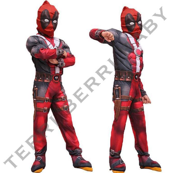 Jual Kostum Cosplay Deadpool Anak Limited Edition | Shopee Indonesia