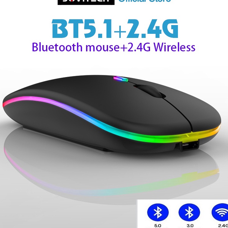 Jual LTI097 【COD】Jovitech 2022 NEW MOUSE GAMING RGB LED Wireless 2.4G ...