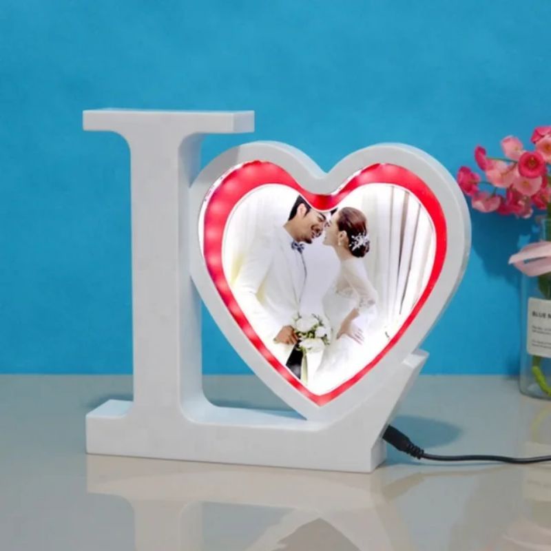 Jual SEHARI JADI Cermin mirror kaca magic ajaib frame foto lampu LED ...