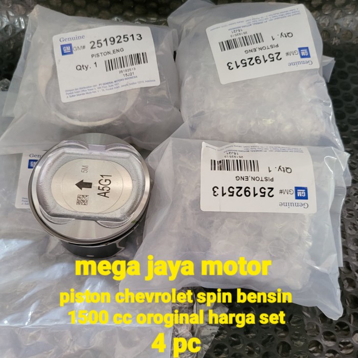 Jual Piston Chevrolet Spin Bensin 1500 15 1.5 Original Gm Harga Satuan ...