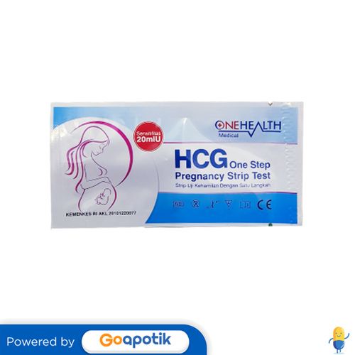 Jual ONEHEALTH HCG ONE STEP PREGANANCY STRIP TEST PIECE | Shopee Indonesia