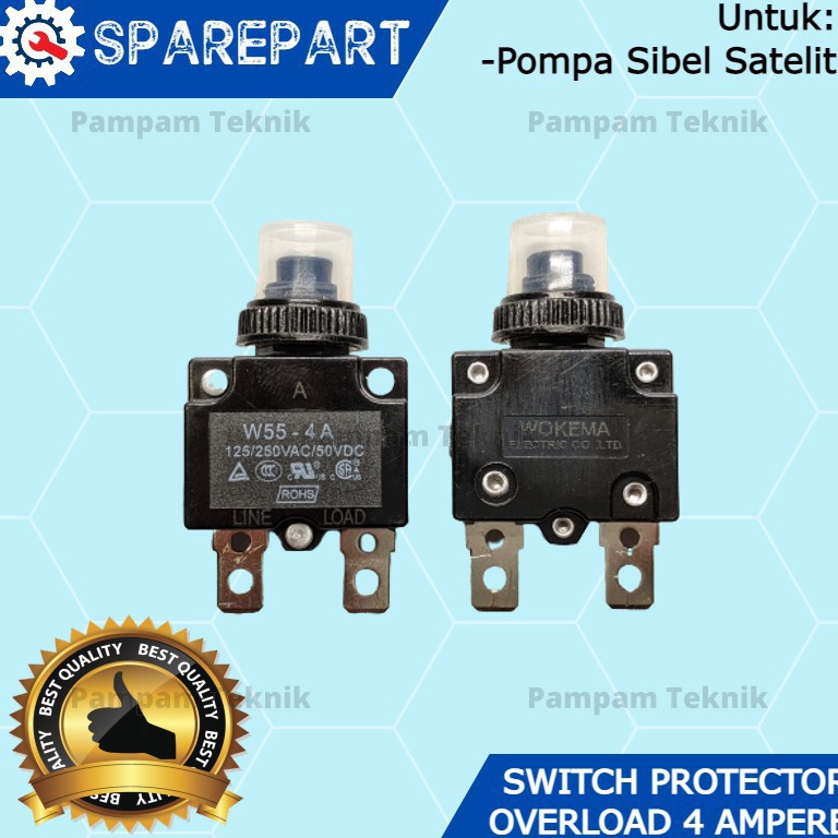 Jual LARIS MANIS SWITCH PROTECTOR OVERLOAD 4A SIBEL POMPA SATELIT ...