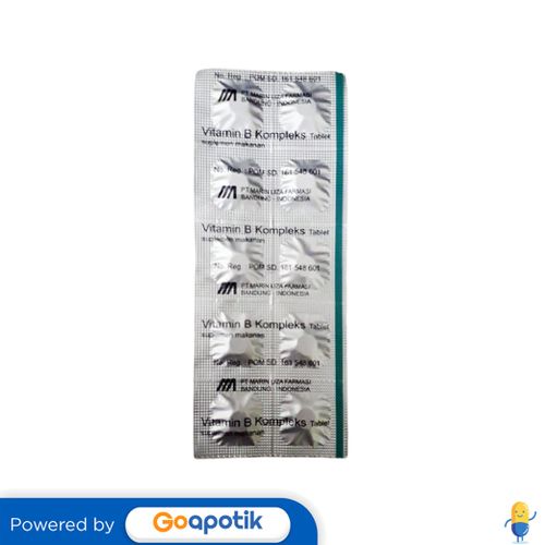 Jual VITAMIN B COMPLEX MARIN LIZA STRIP 10 TABLET | Shopee Indonesia