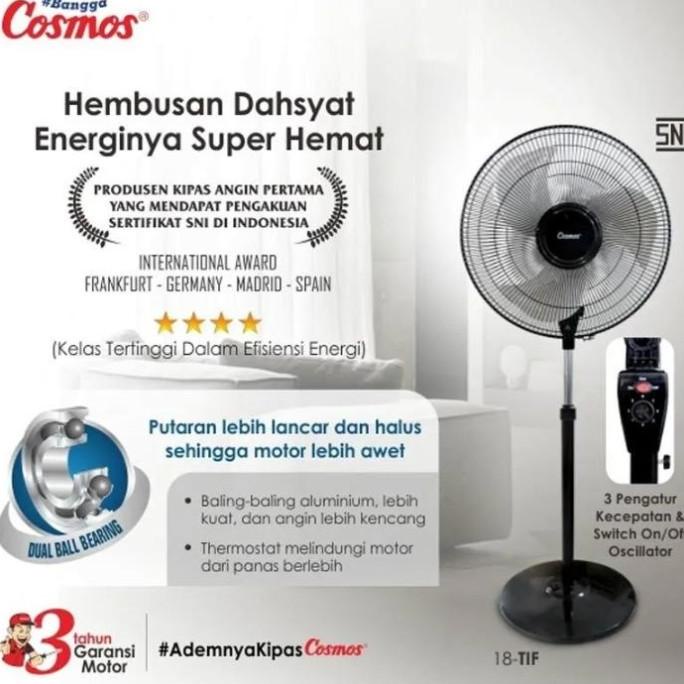 Jual Cosmos Kipas Berdiri / Stand Fan 18 inch besi 18- TIF | Shopee ...