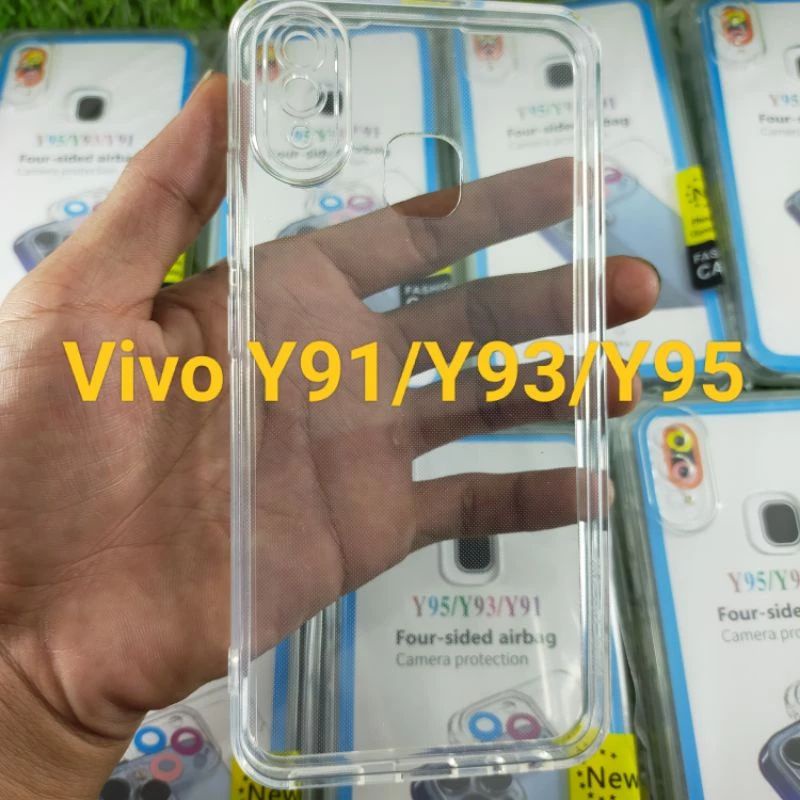 Jual SoftCase Casing VIVO Y91/Y93/Y95 Case Silikon Bening Transparan + Pelindung Camera | Shopee ...