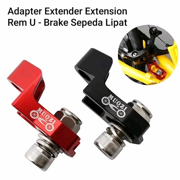 Jual Adaptor Extender Rem U Brake - Adapter Dudukan Sepeda Lipat Road ...