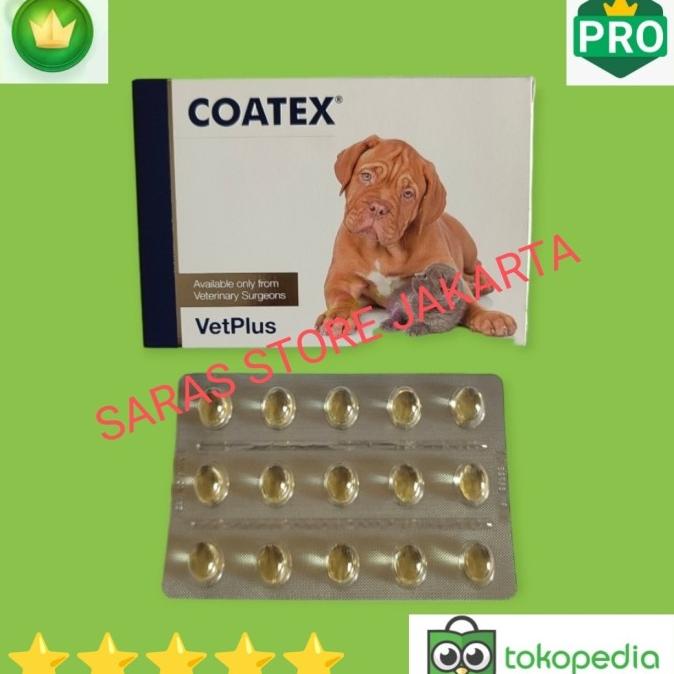 Jual COATEX VETPLUS UNTUK KUCING DAN ANJING - Per Strip (15 Tabl ...