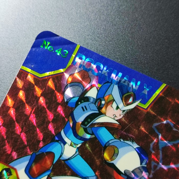 Jual rockman x megaman card no 43 bandai capcom 1994 made in japan ...