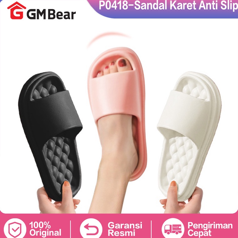 Jual TREN TERBARU GM Bear Sandal Rumah Hotel Sendal Kamar Mandi Empuk ...