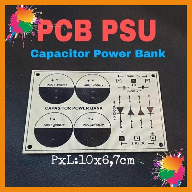 Jual pcb psu capacitor power bank 4 elco [pjp] | Shopee Indonesia