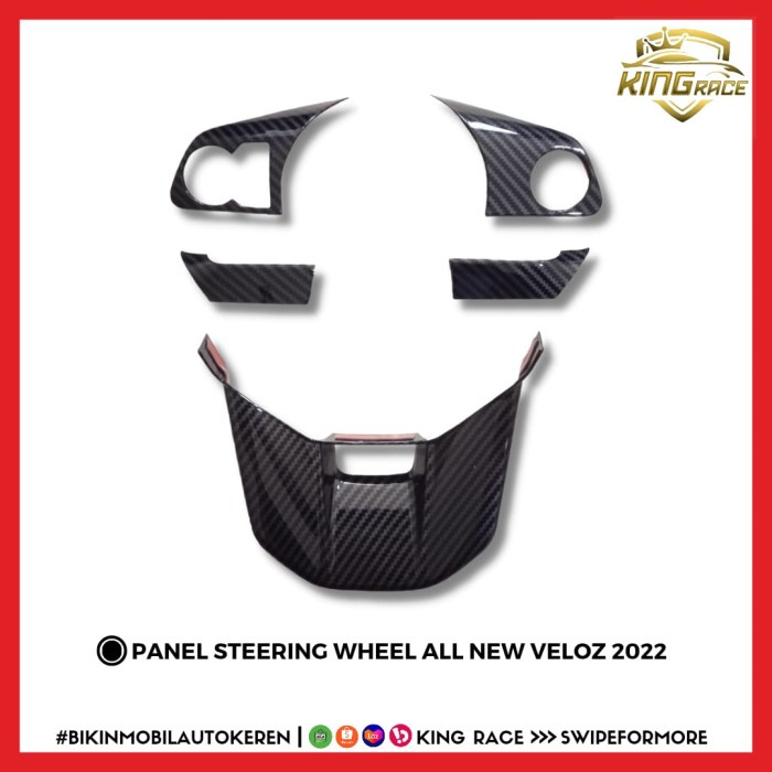 Jual Baru Otoproject Paket Panel Steering Wheel Khusus All New Veloz ...