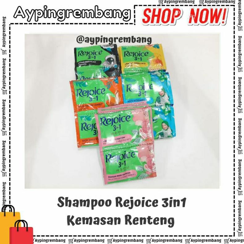 Jual Shampoo Rejoice Renteng (12 Sachet) | Shopee Indonesia