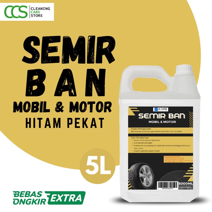 Jual SEMIR BAN MOBIL DAN MOTOR PREMIUM 5 LITER | Shopee Indonesia