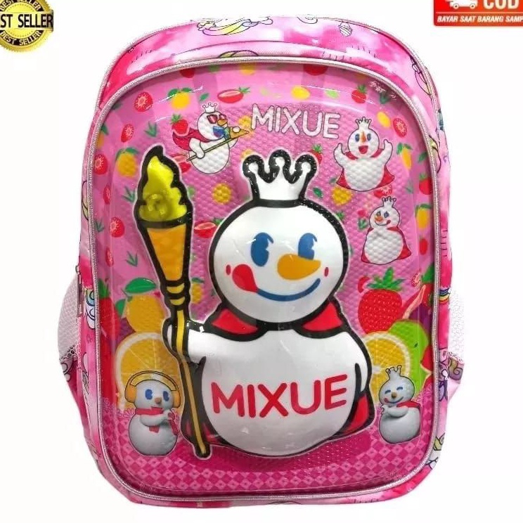 Jual [14] TAS MIXUE 3D ber LED TAS ANAK UKURAN SD TK dan PAUD ber LED 3D TIMBUL TAS ANAK ...