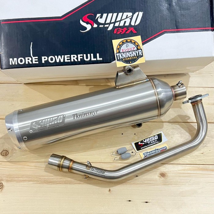 Jual Termurah Knalpot Shijiro City Runner Vario 125/150 Led New Full ...