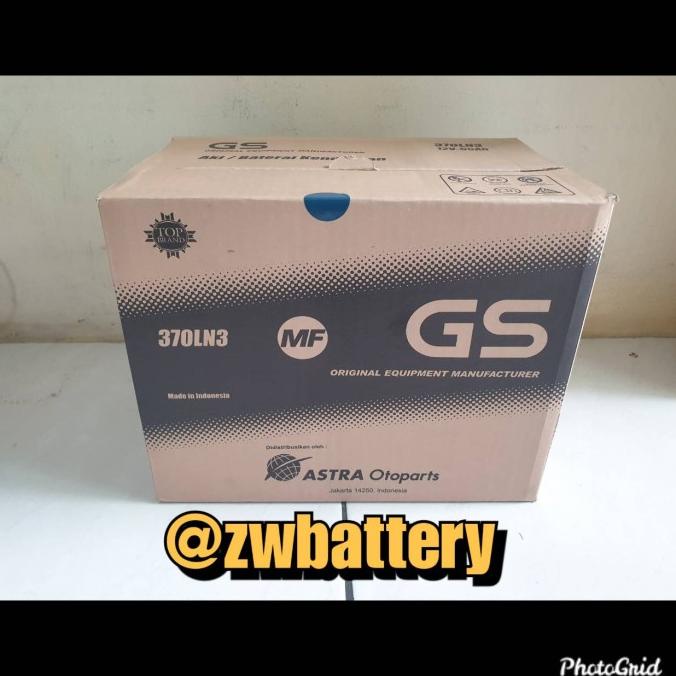 Jual Aki Mobil INNOVA REBORN DIESEL GS MF OEM 370LN3 / LN3 | 12V - 65Ah | Shopee Indonesia