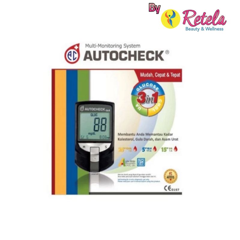 Jual Autocheck Multi Monitoring System - Glu,Ua,Chol | Shopee Indonesia