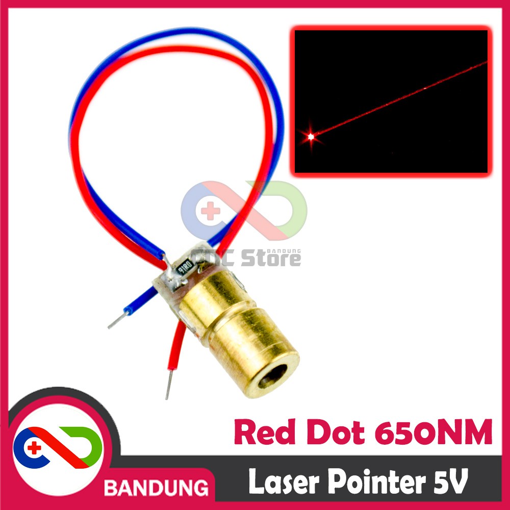 Jual LASER POINTER RED DOT 5V 650NM FOR ARDUINO UNO R3 MEGA NANO | Shopee Indonesia